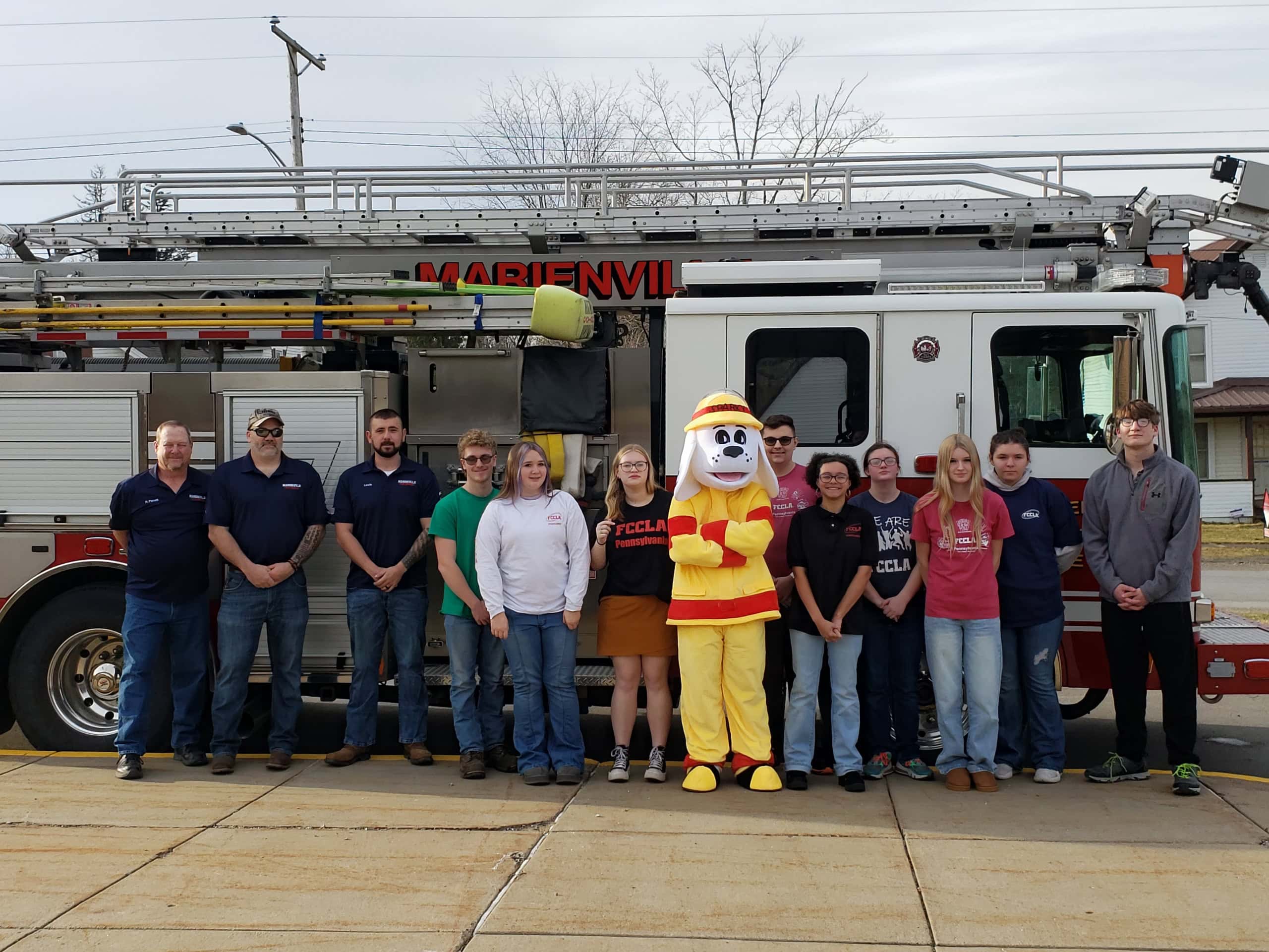 A New Sparky Costume for Marienville Fire Dept. - Forest Area School ...
